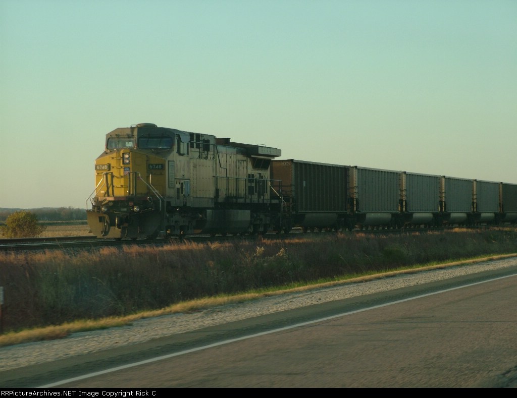 UP 6748 is A WB DPU In The Early Morning